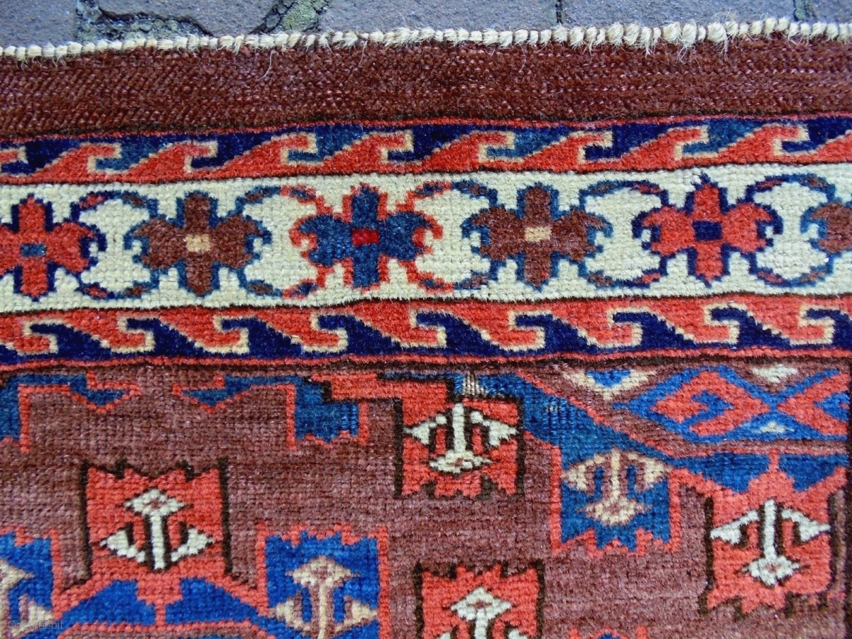 1870/80 Very Fine Turkmen Torba Size: 91x36cm Natural colors ...
