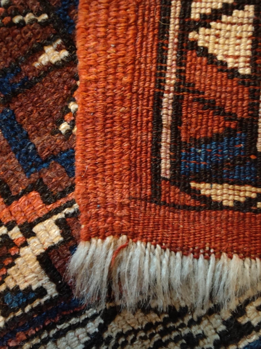 Very antique atypique kurdish gouchan rug, probably made from turkmen ...