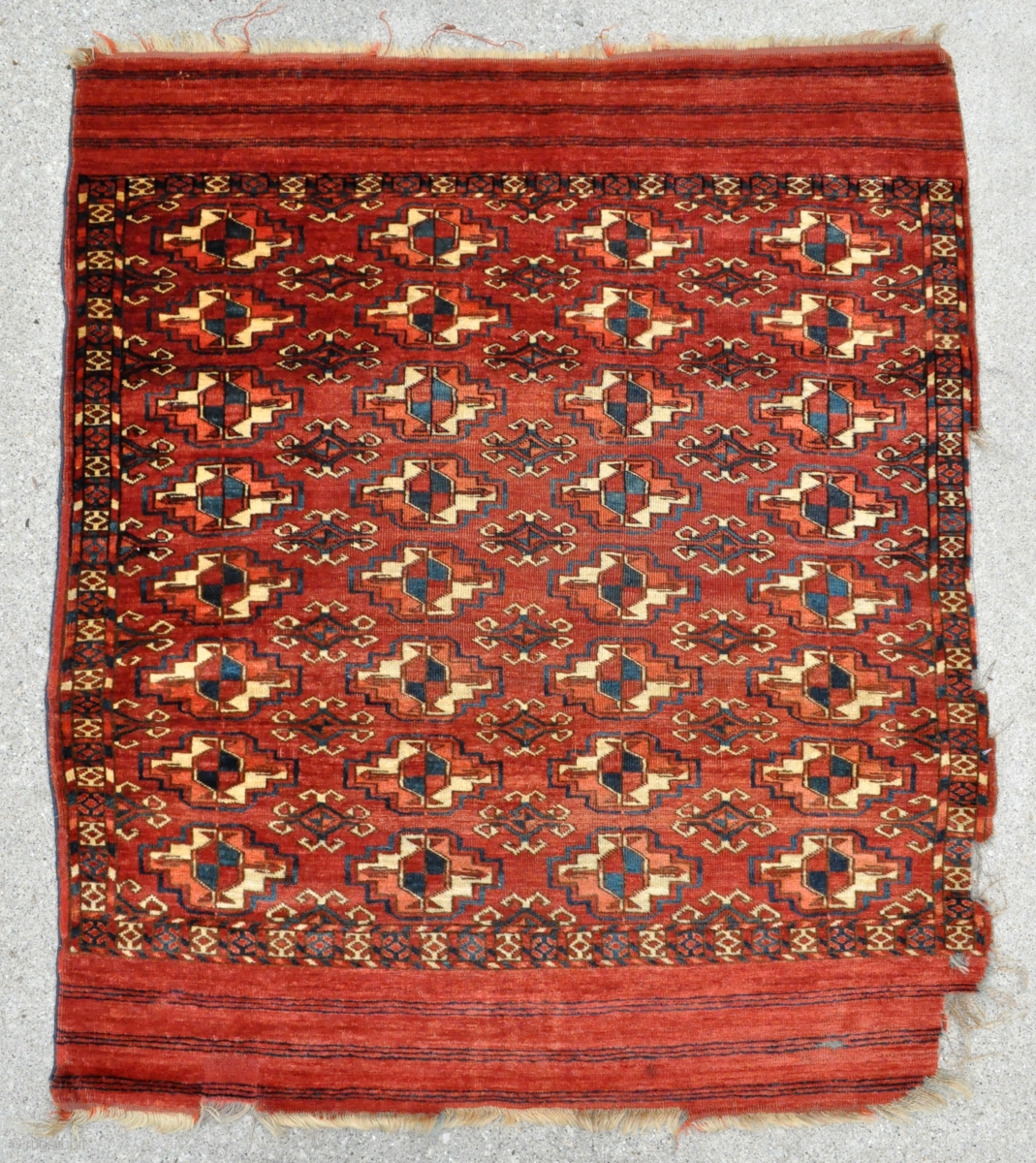 Tekke Wedding rug, soft velvet like pile, floppy handle, tight weave ...