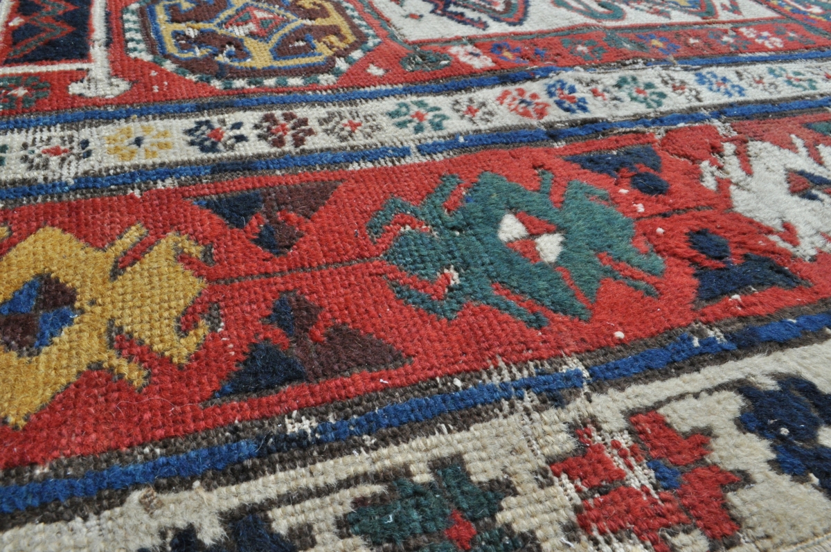 Early 1800s Caucasian rug fragment from the Shahsavan group - tight ...