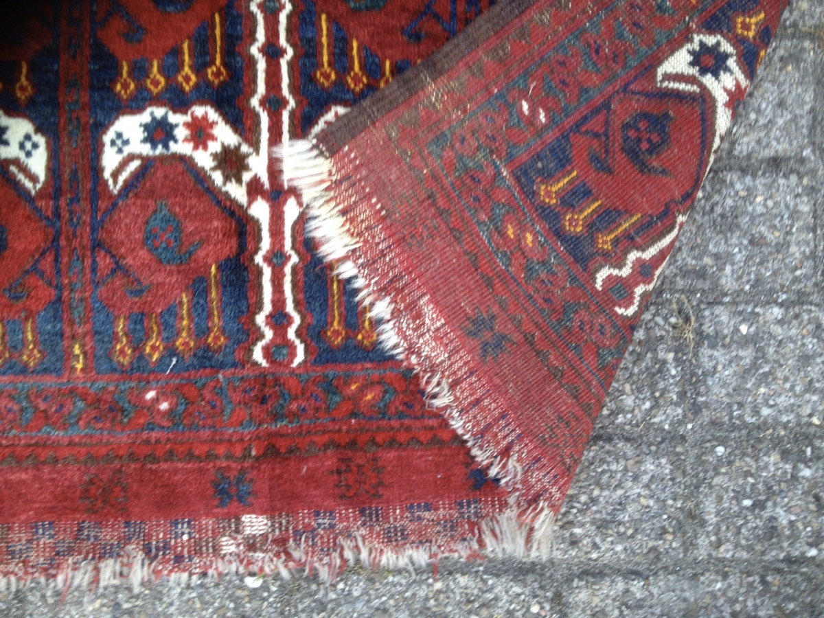 Ersari/Beshir carpet, Ikat design, Amu Darya region. A quite crooked ...