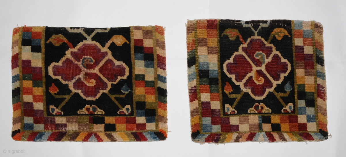 Tack Carpets Saddles Or Possibly Cruppers All Good Color Both Pieces Have A Few Rows Of 